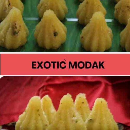 Exotic Modak | Semolina Modak Recipe • My Culinary Expressions