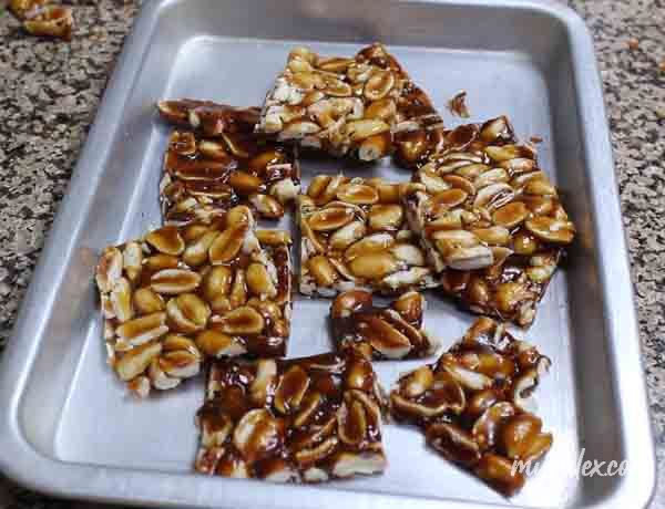 Peanut Jaggery Chikki Recipe • My Culinary Expressions