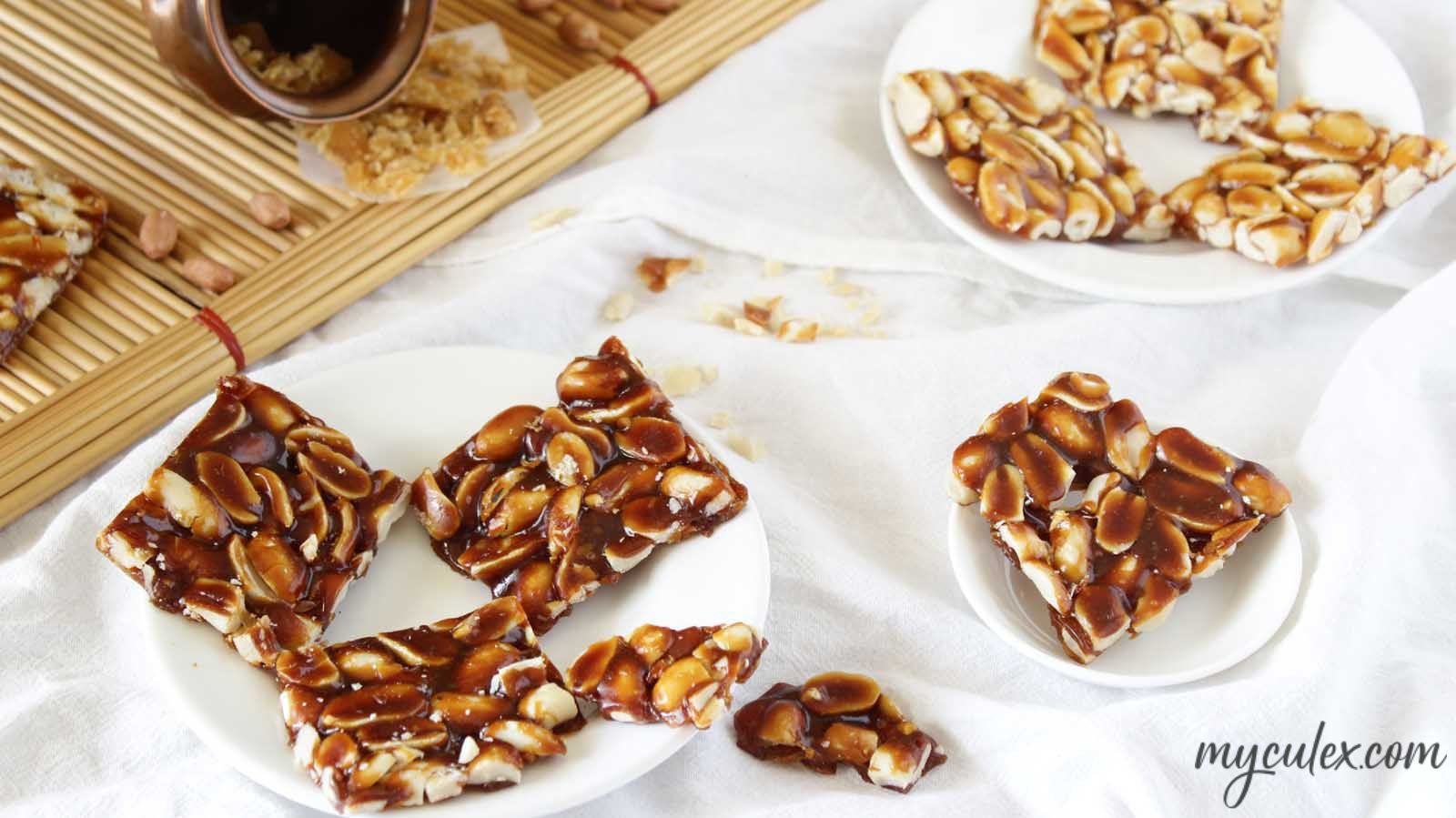 Peanut Jaggery Chikki Recipe • My Culinary Expressions