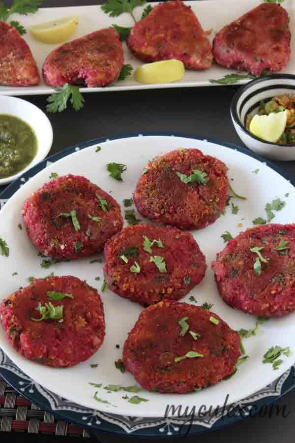 beetroot tikki feature1 • My Culinary Expressions