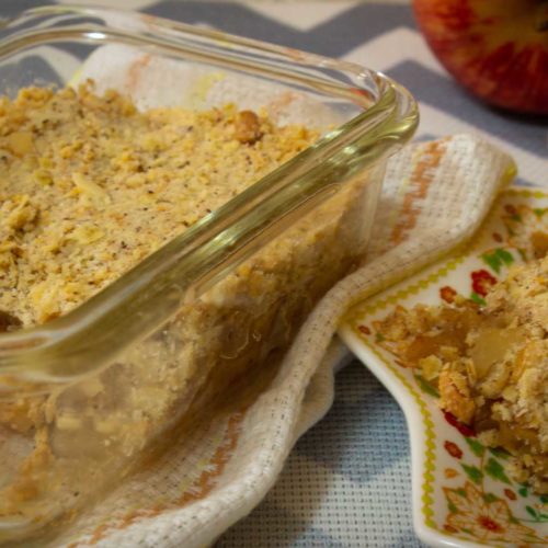 Apple and Coconut Crumble • My Culinary Expressions