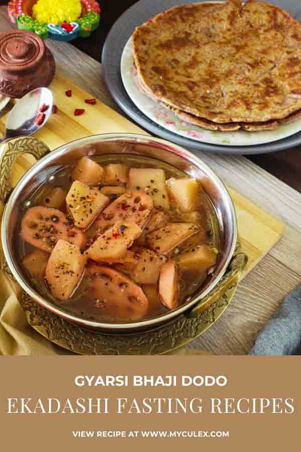 Gyarsi (Ekadashi) Bhaji Dodo • My Culinary Expressions