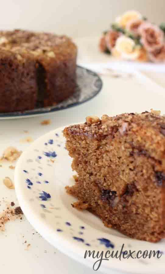 Coffee Cake with Crumb Topping | Eggless Coffee Cake Recipe • My ...