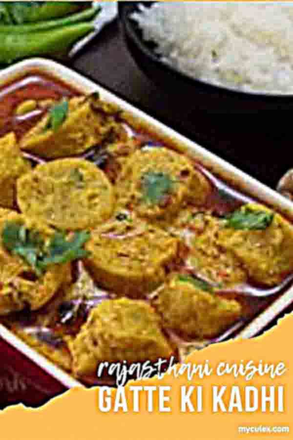 Rajasthani Gatte Ki Kadhi • My Culinary Expressions