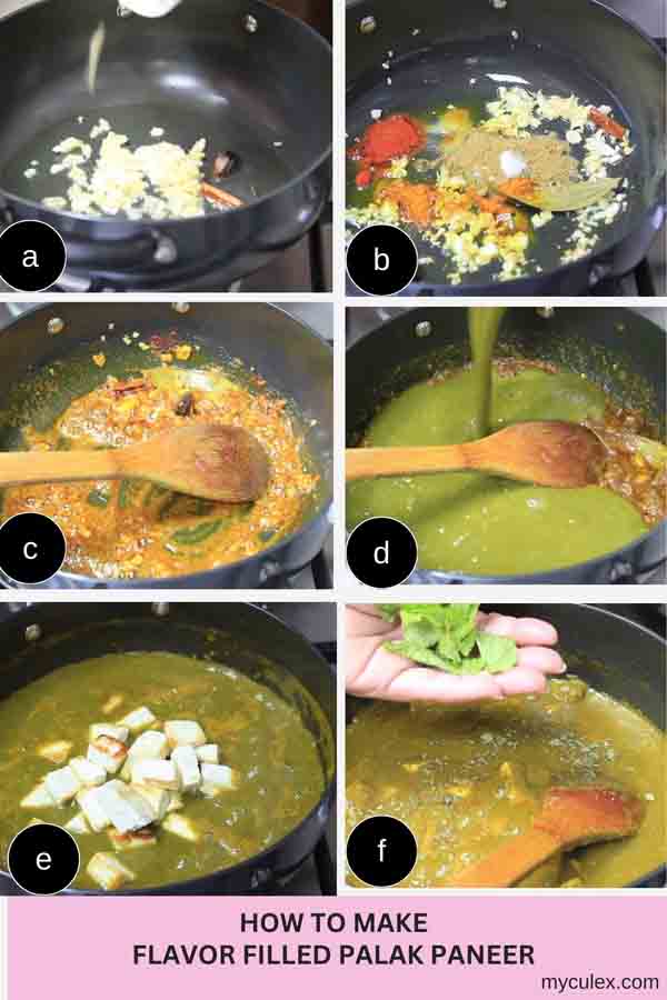 Flavor filled Palak Paneer recipe | Spinach with Cottage Cheese • My ...