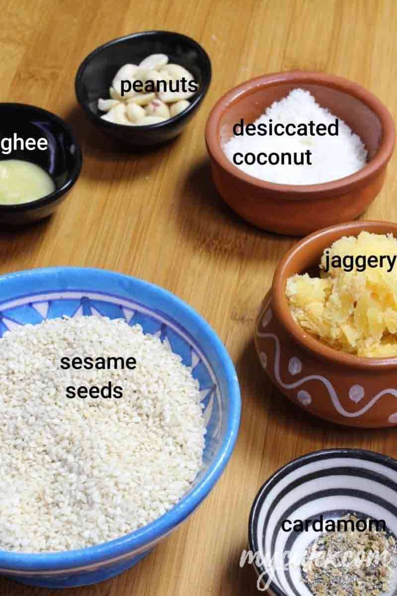 Til Gud Laddu Ingredients • My Culinary Expressions