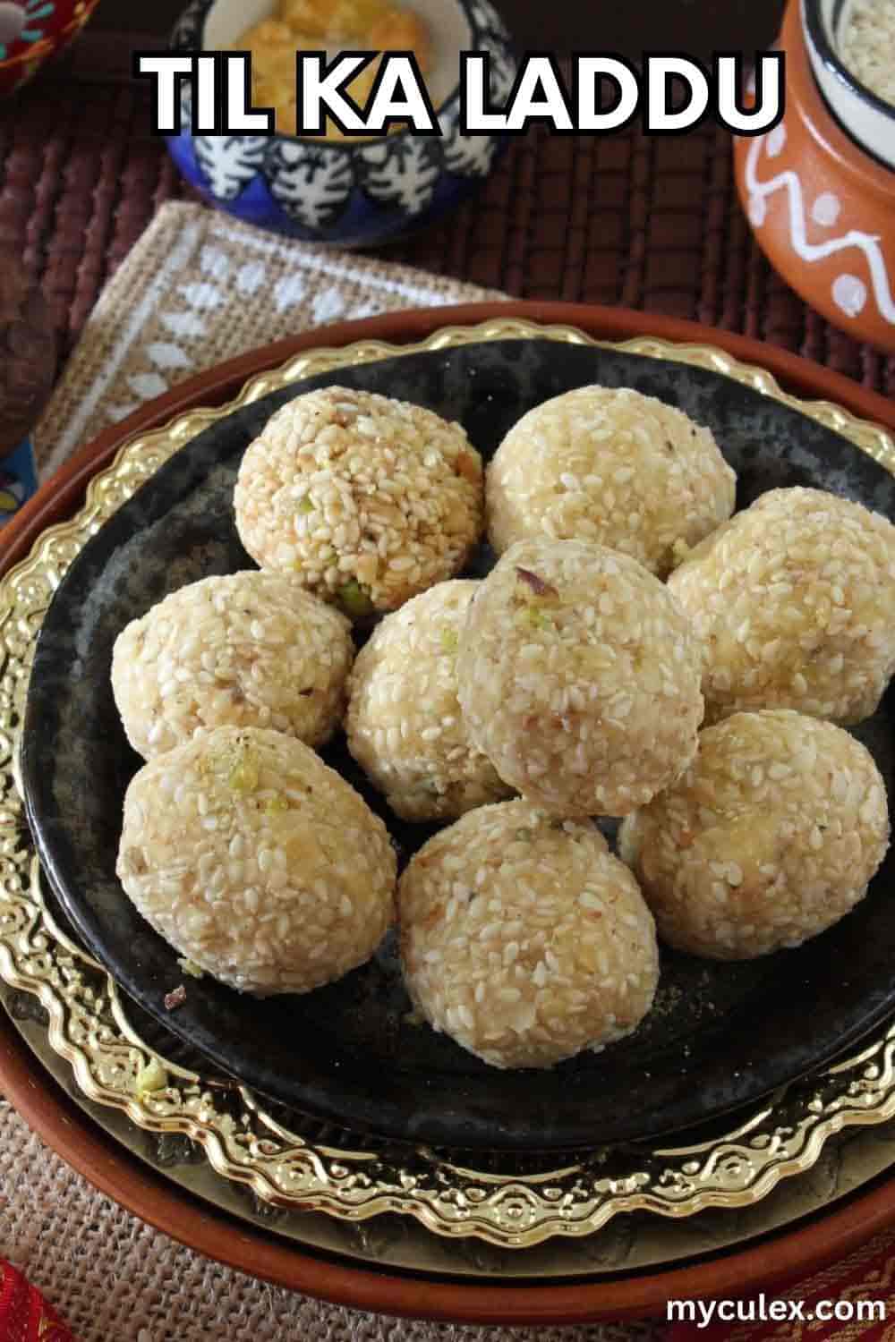 Til Gud Laddu recipe | Sesame Jaggery Ladoo • My Culinary Expressions