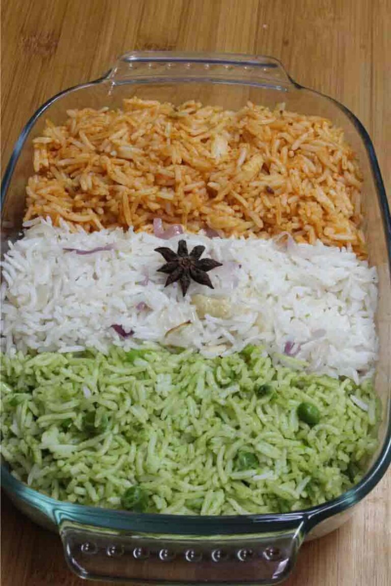 Tiranga Pulao recipe | Three color Pulao | Tri Color Rice • My Culinary ...