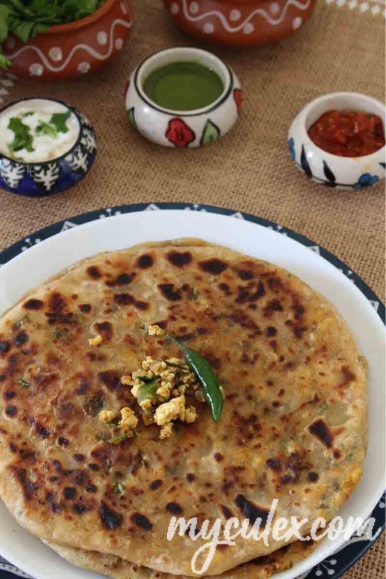 Perfect Paneer Paratha | Paneer Stuffed Indian Flatbread • My Culinary ...
